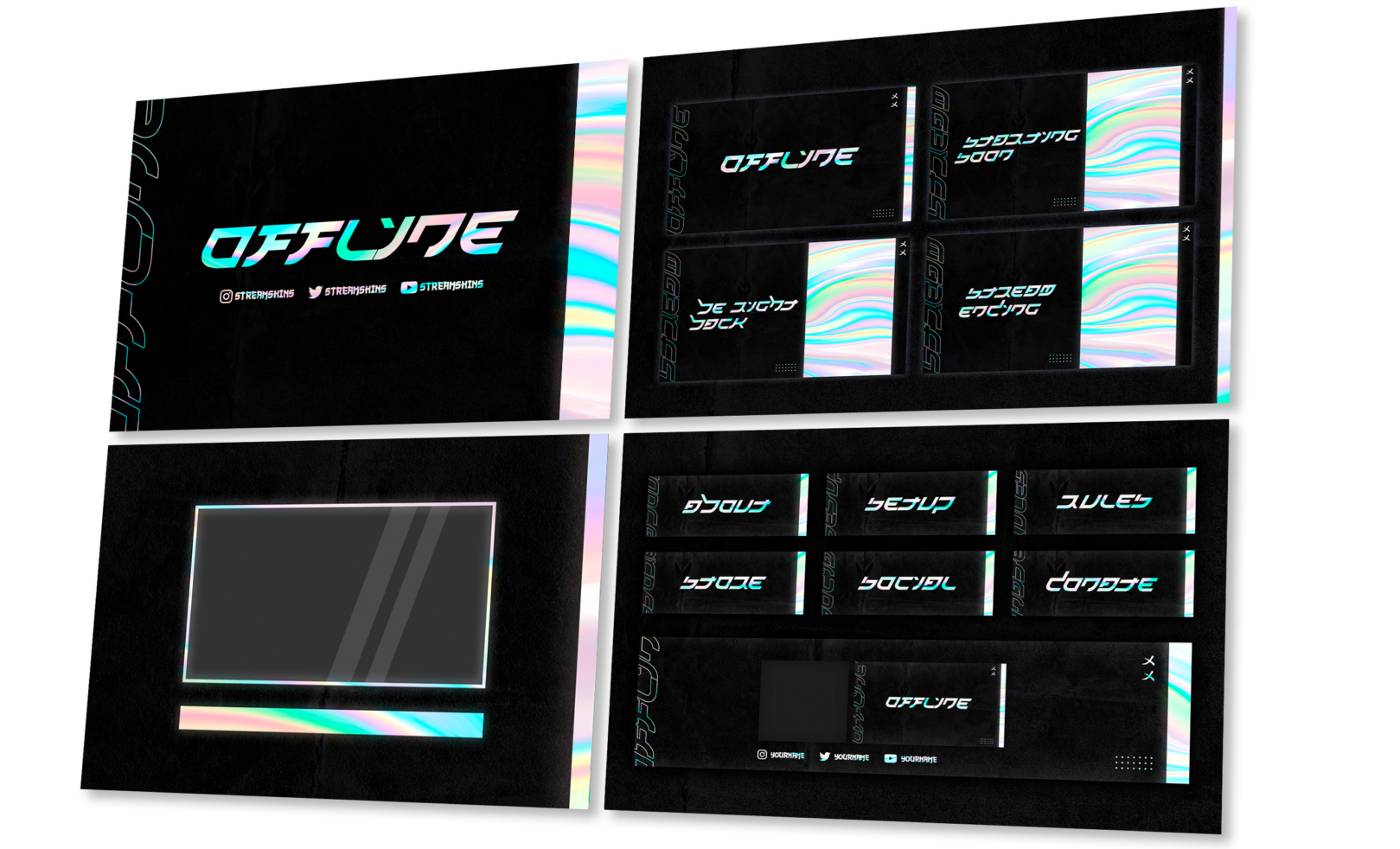 Stream Overlays for Twitch, OBS & YouTube – Stream Packs